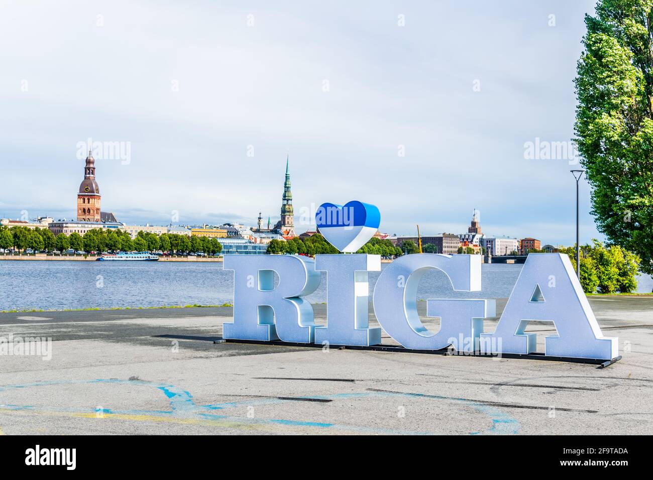 Riga tourist sign hi-res stock photography and images - Alamy