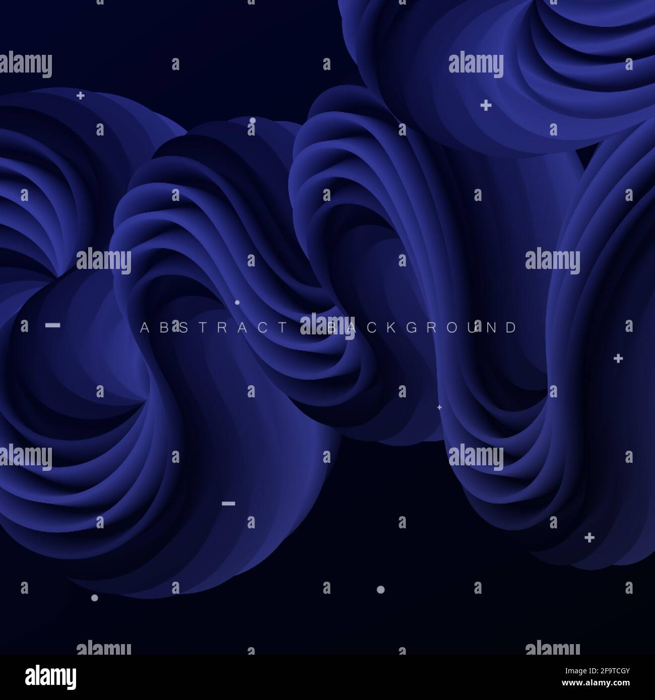 Fluid flow wave abstract. Futuristic composition. Liquid shapes ...