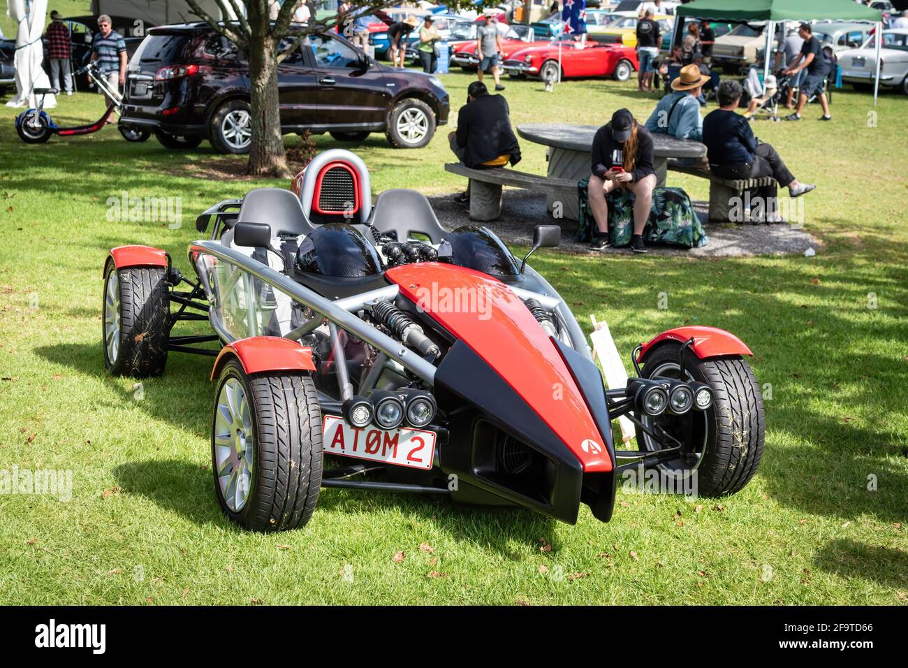 AUCKLAND, NEW ZEALAND - Apr 17, 2021: View of Ariel Atom 2 classic ...