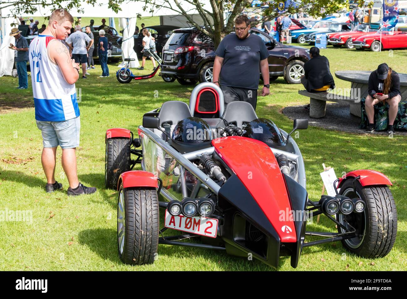 AUCKLAND, NEW ZEALAND - Apr 17, 2021: View of Ariel Atom 2 classic ...