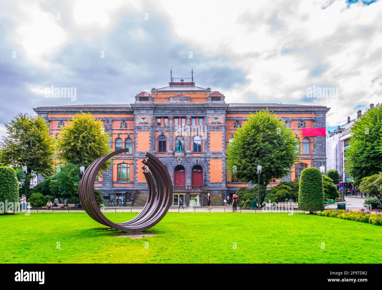 View of the Telegrafen shopping mall in the norwegian city Bergen Stock ...