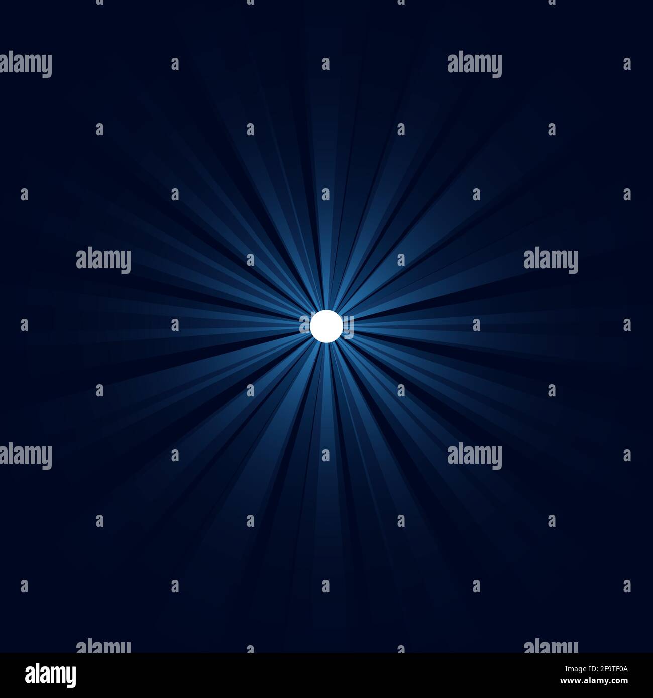 Abstract blue radial space tunnel into hyperspace Stock Vector Image ...