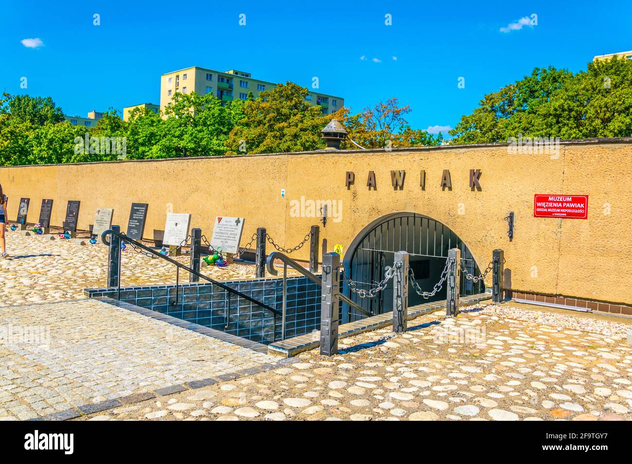View of the Pawiak prison museum (built in 1835) in Warsaw, Poland Stock Photo - Alamy