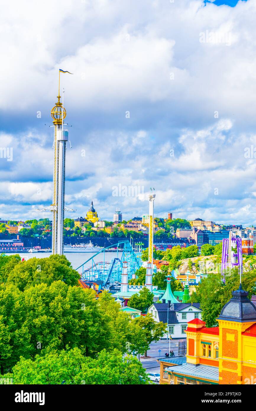 Stockholm grona lund theme park hi-res stock photography and images - Alamy