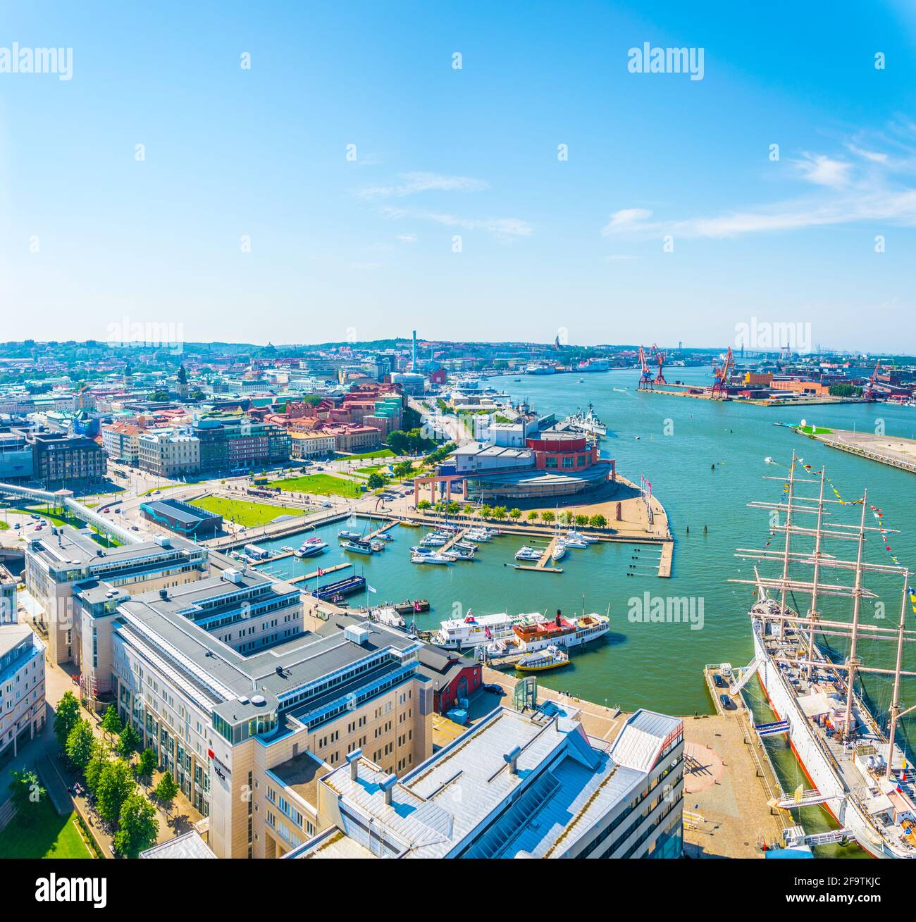 Panorama view of Goteborg, Sweden Stock Photo - Alamy