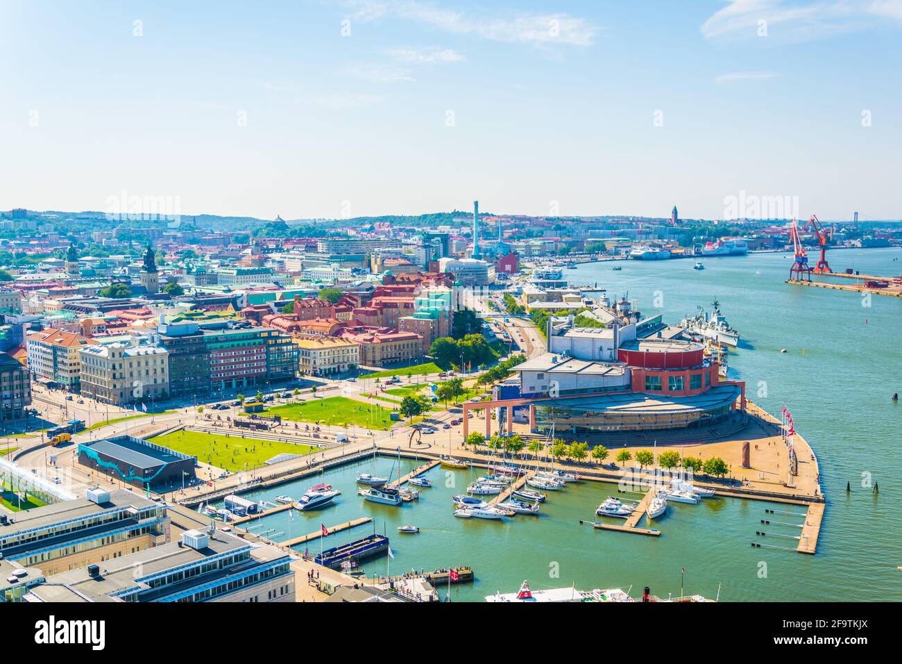 Panorama view of Goteborg, Sweden Stock Photo - Alamy
