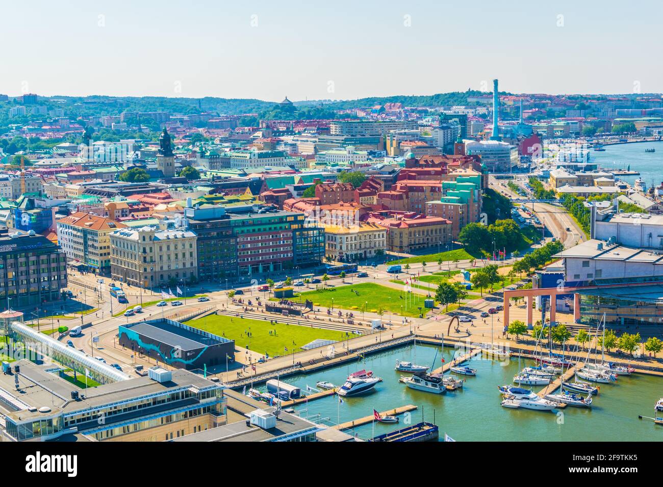 Panorama view of Goteborg, Sweden Stock Photo - Alamy