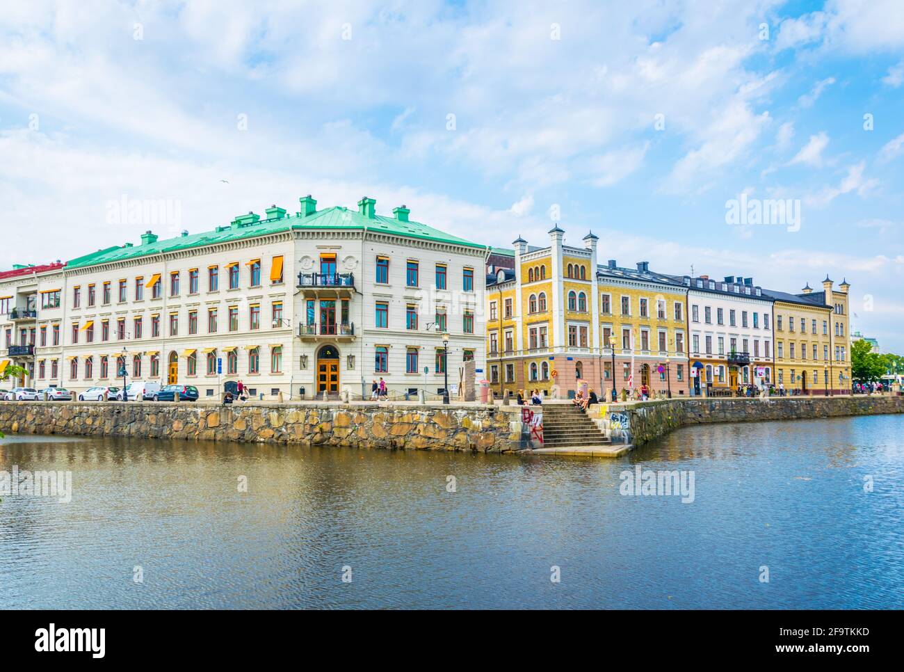 View of a channel in the central Goteborg, Sweden Stock Photo - Alamy