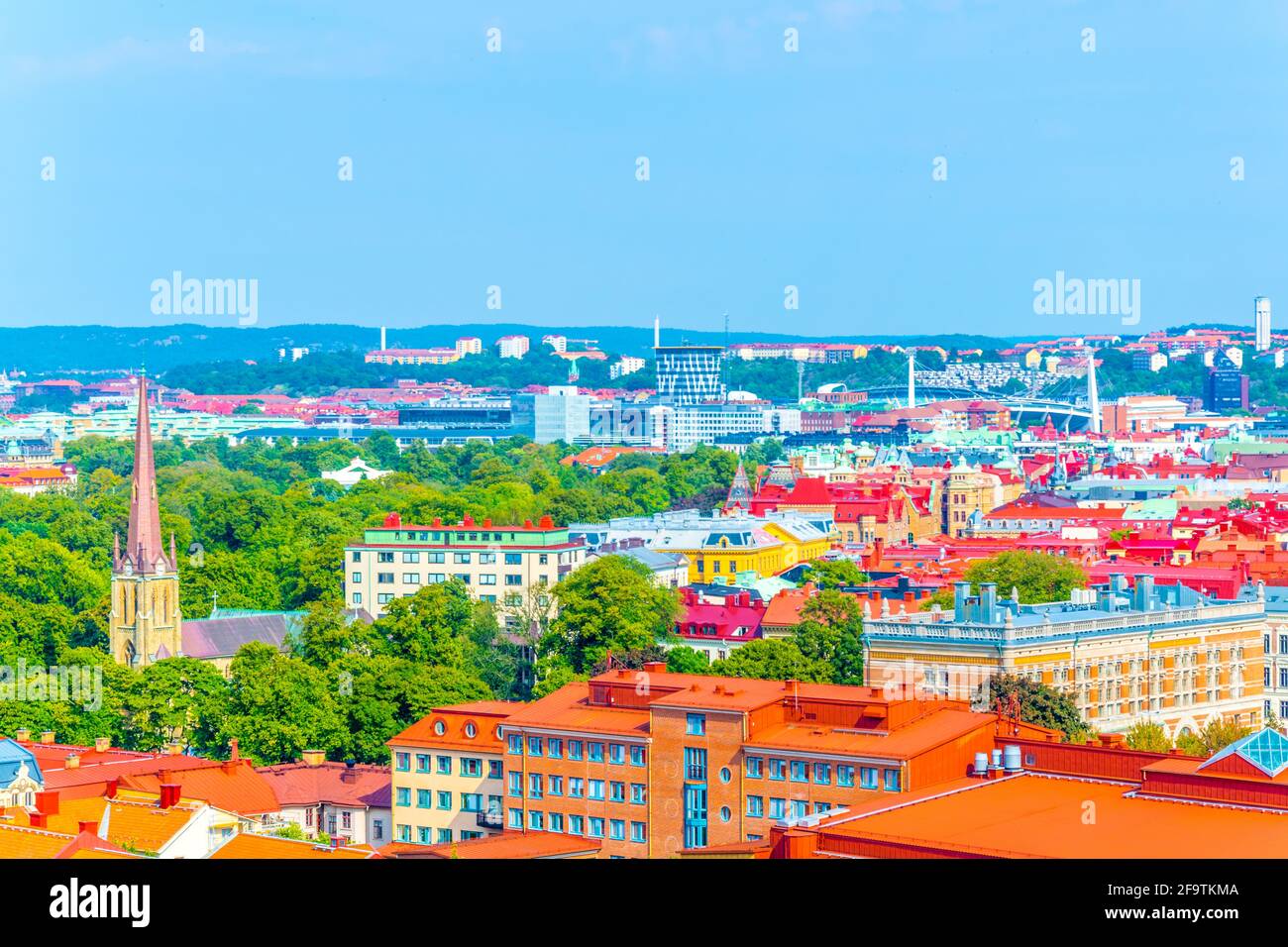 Aerial view of the swedish city Goteborg Stock Photo - Alamy