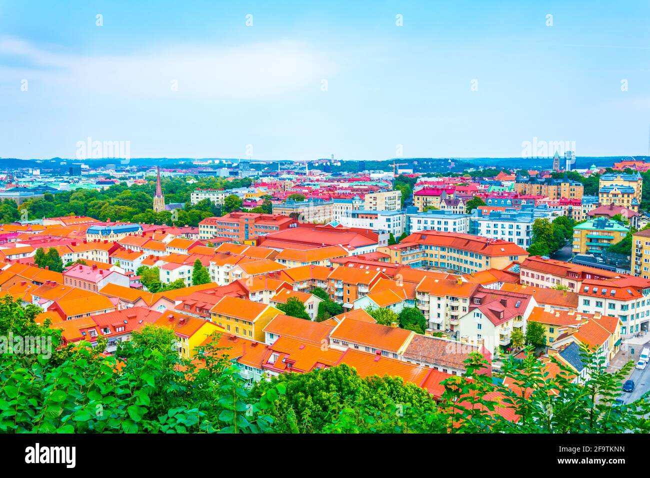 Aerial view of the swedish city Goteborg Stock Photo - Alamy