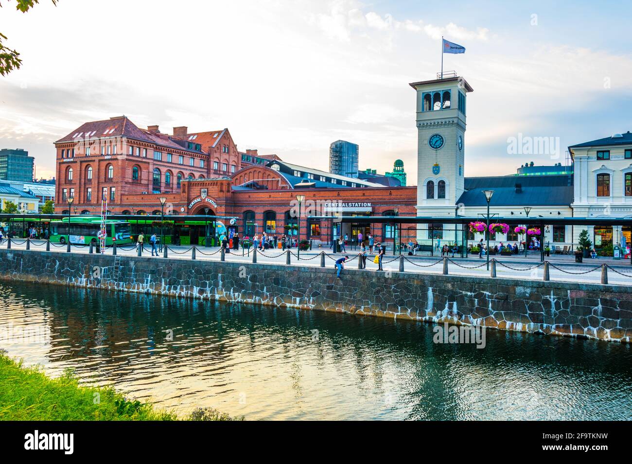 View of the central railway station in Malmo, Sweden Stock Photo - Alamy