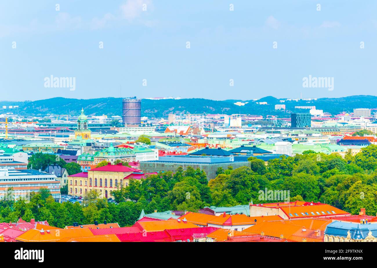 Aerial view of the swedish city Goteborg Stock Photo - Alamy