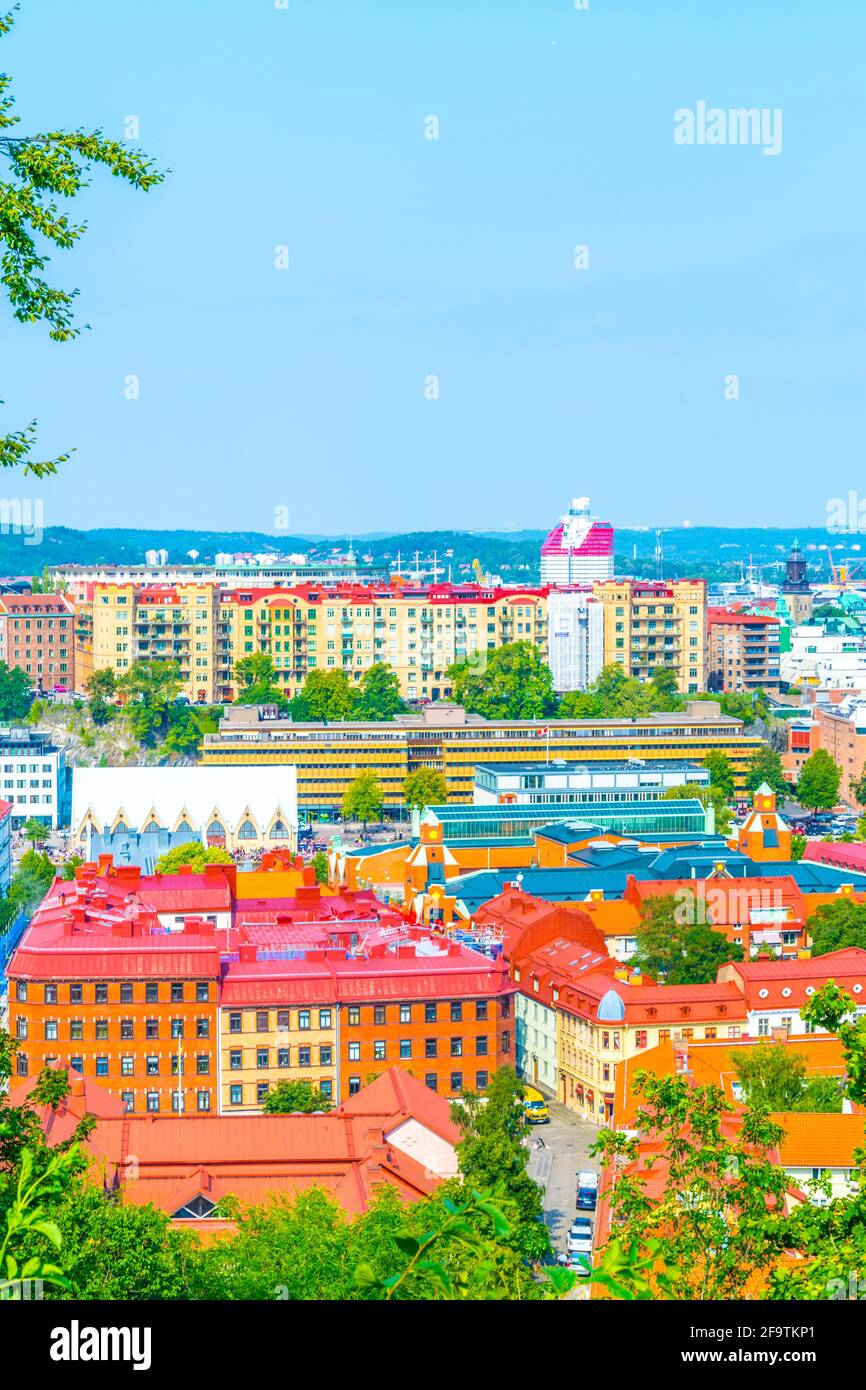 Aerial view of the swedish city Goteborg Stock Photo - Alamy