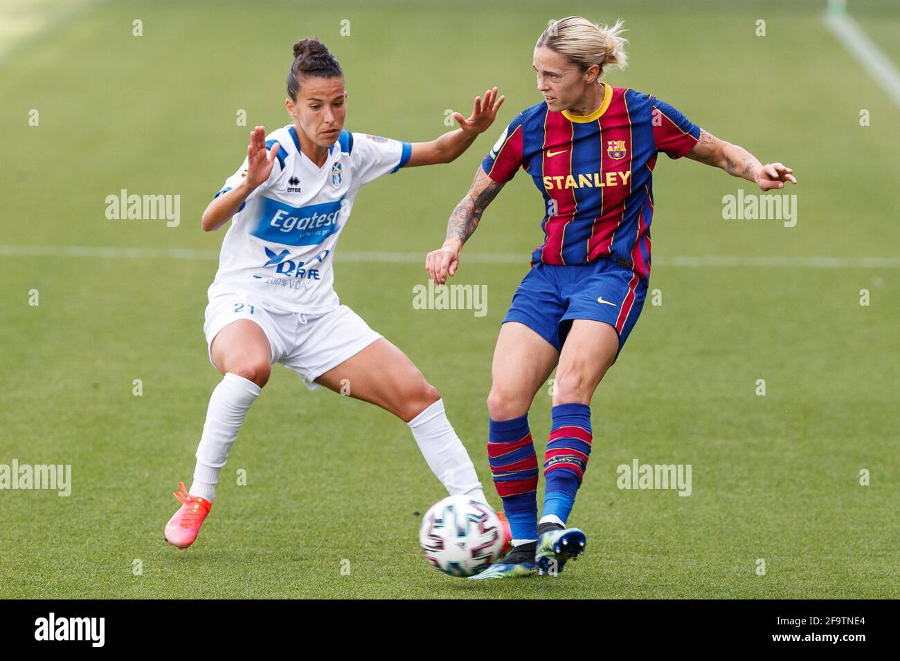 Barcelona, Spain. 20th Apr, 2021. Maria Leon of FC Barcelona during the ...
