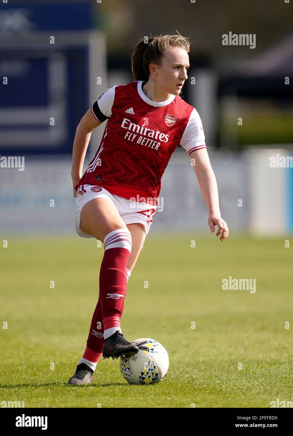 Arsenal's Teyah Goldie during the Vitality Women's FA Cup fourth round ...