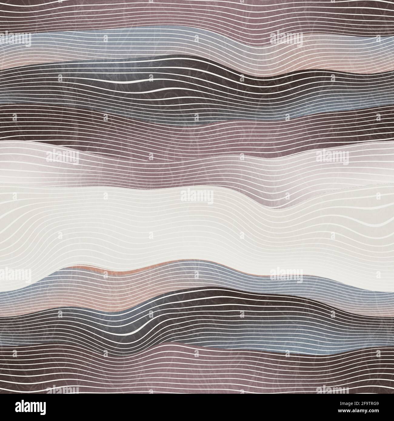 Seamless natural landscape hill pattern for print Stock Photo - Alamy