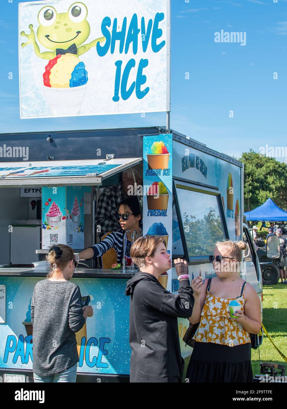 New zealand auckland food truck hi-res stock photography and images - Alamy