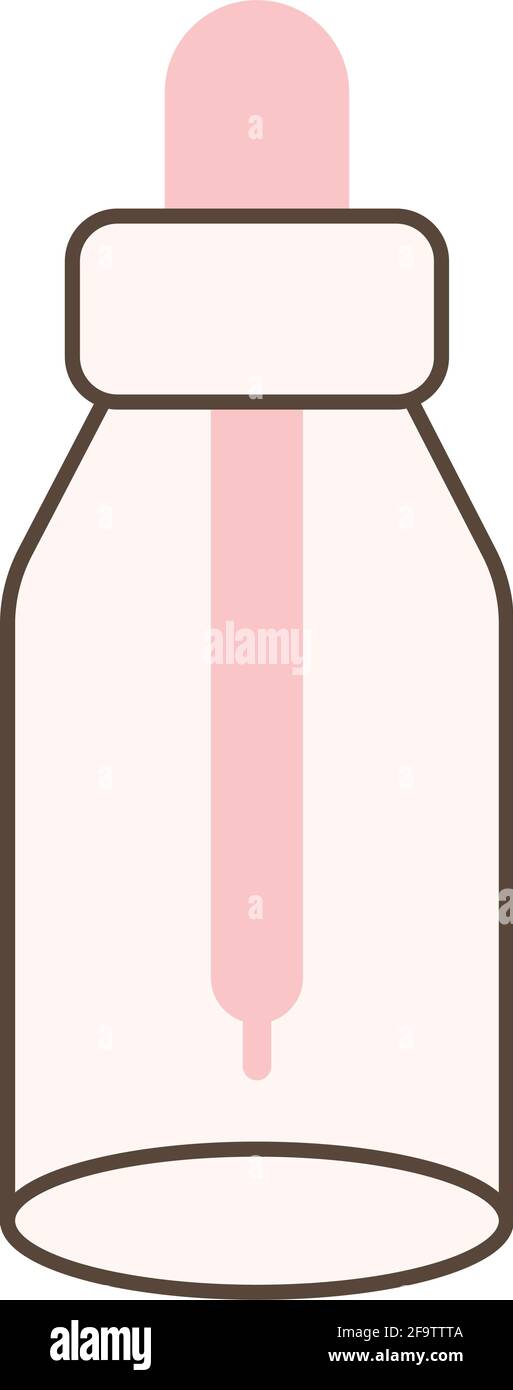 Pink color liquid droplet Stock Vector Images - Alamy
