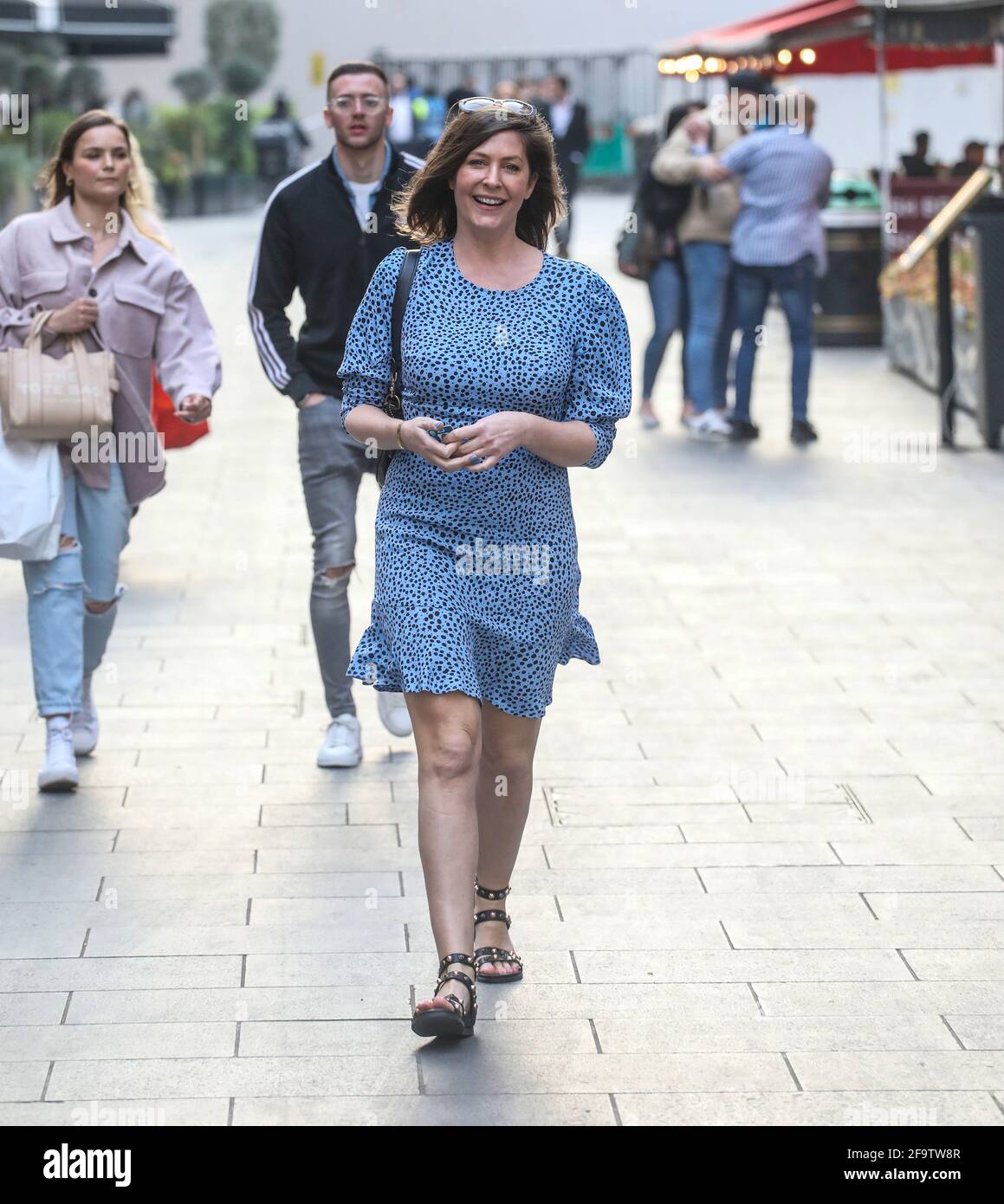 London, UK. 20th Apr, 2021. Lucy Horobin seen departing from her Heart ...
