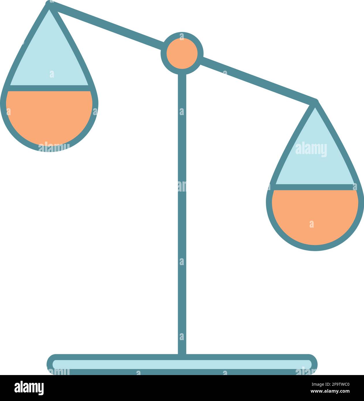 cute blue balance Stock Vector Image & Art - Alamy