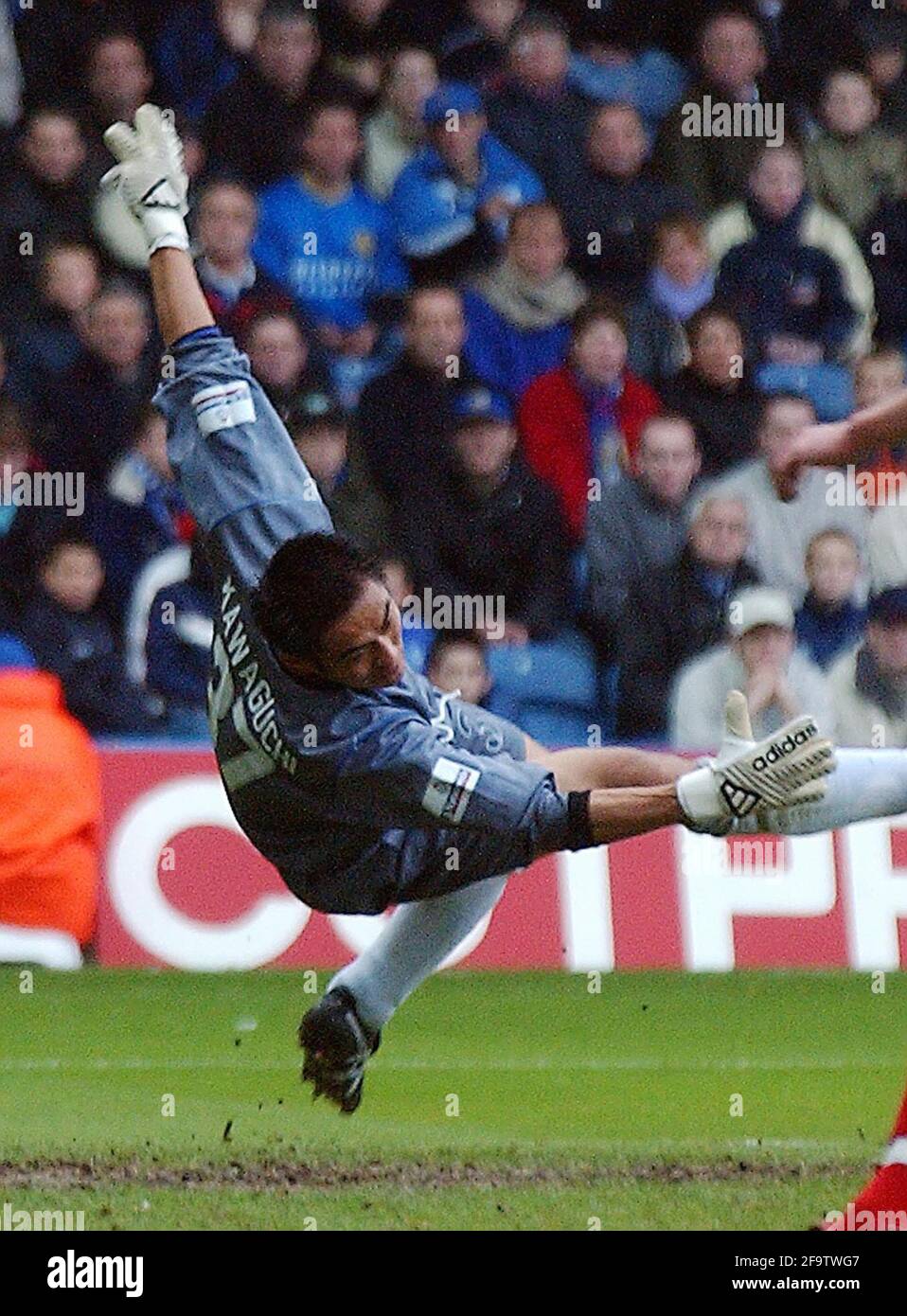 PORTSMOUTH V NORWICH. PORTSMOUTH GOALKEEPER YOSHIKATSU KAWAGUCHI IS ...