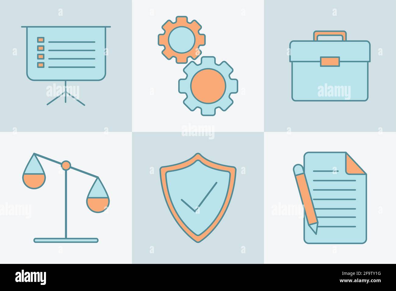 six business icons Stock Vector Image & Art - Alamy