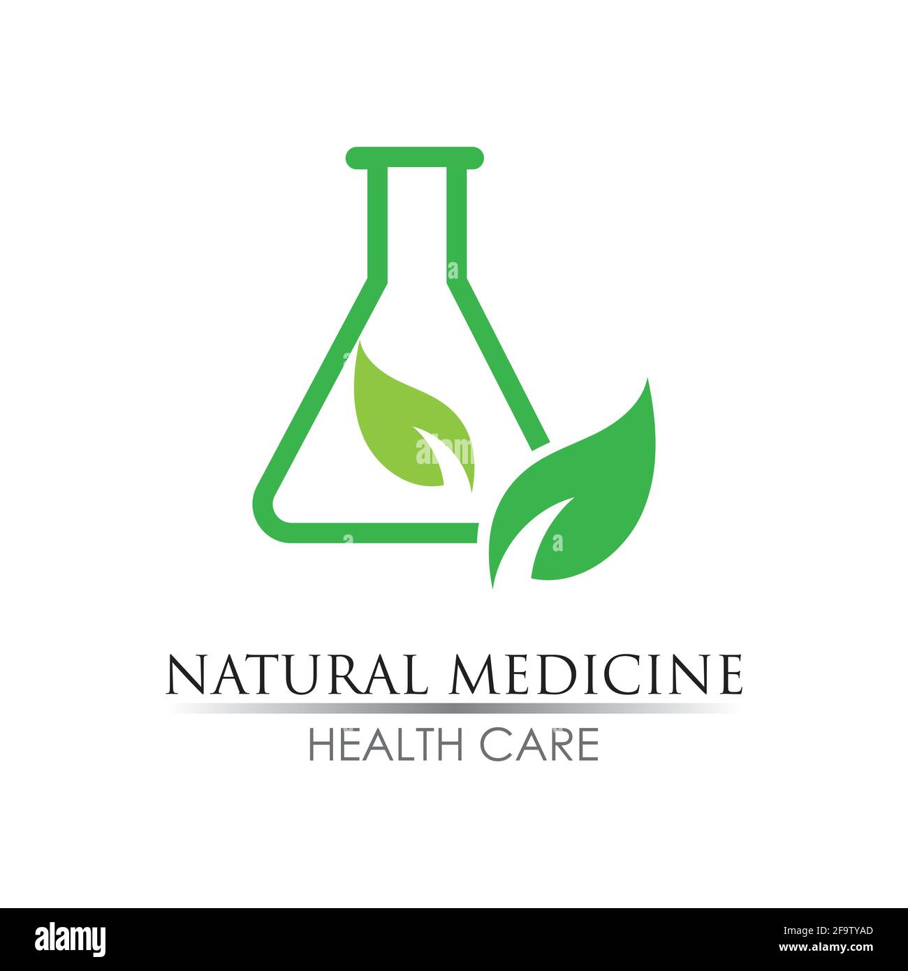 Natural medicine logo images illustration design Stock Vector Image ...