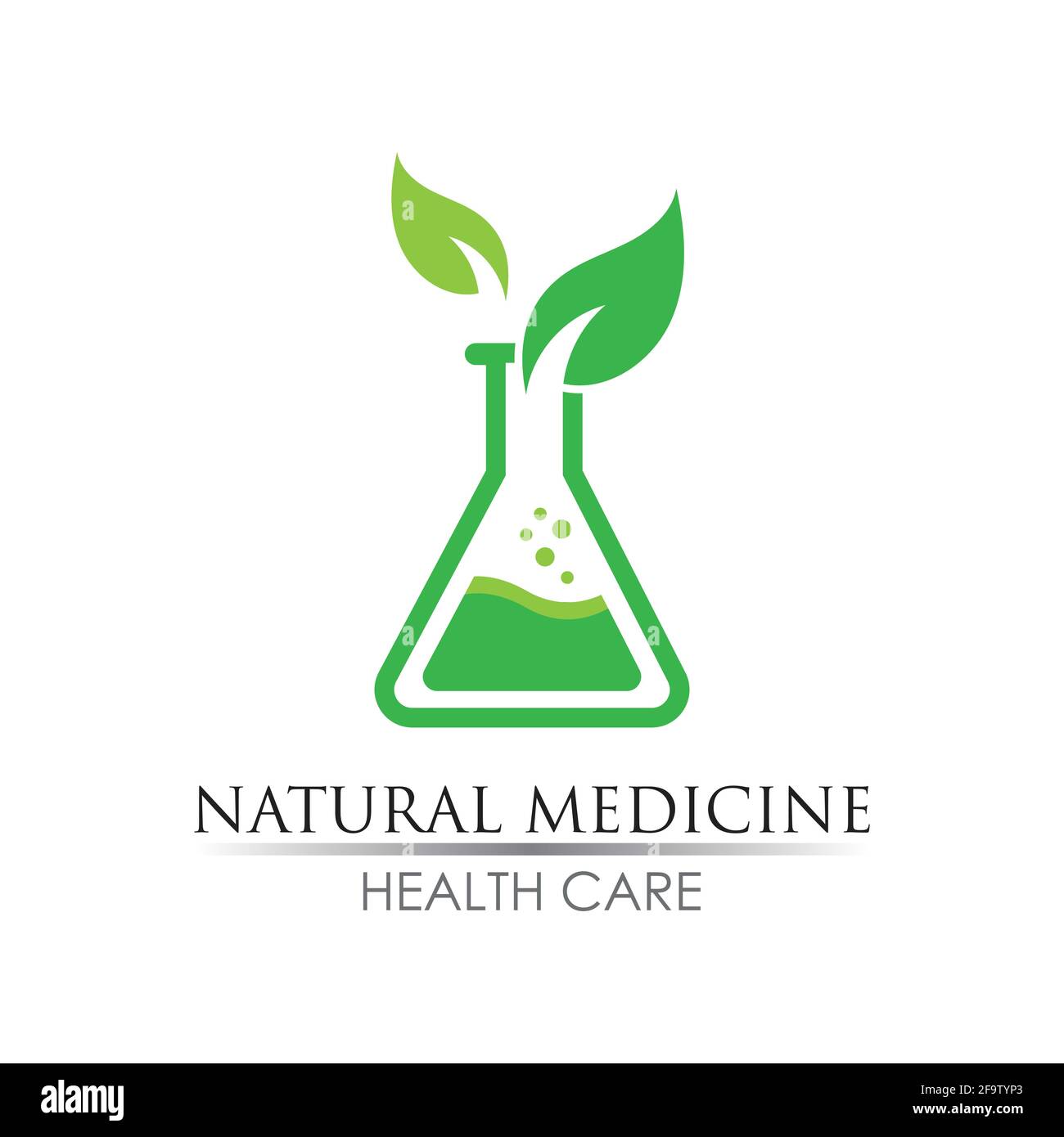 Natural medicine logo images illustration design Stock Vector Image ...