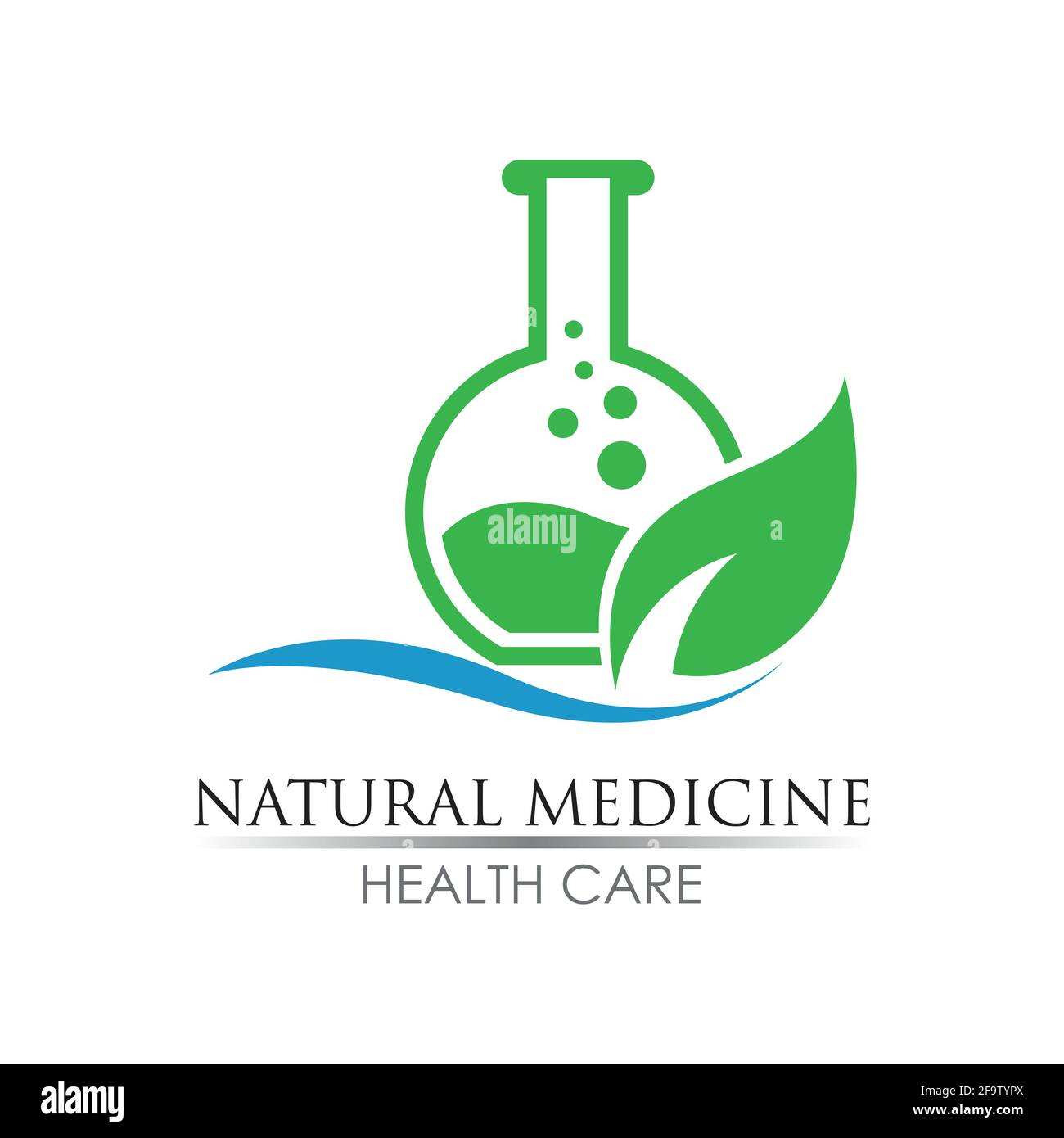 Natural medicine logo images illustration design Stock Vector Image ...