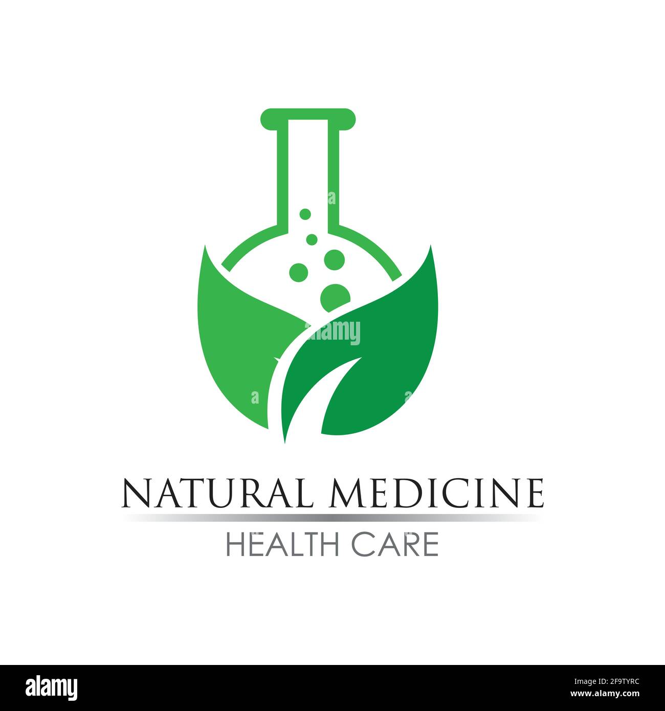 Natural medicine logo images illustration design Stock Vector Image ...