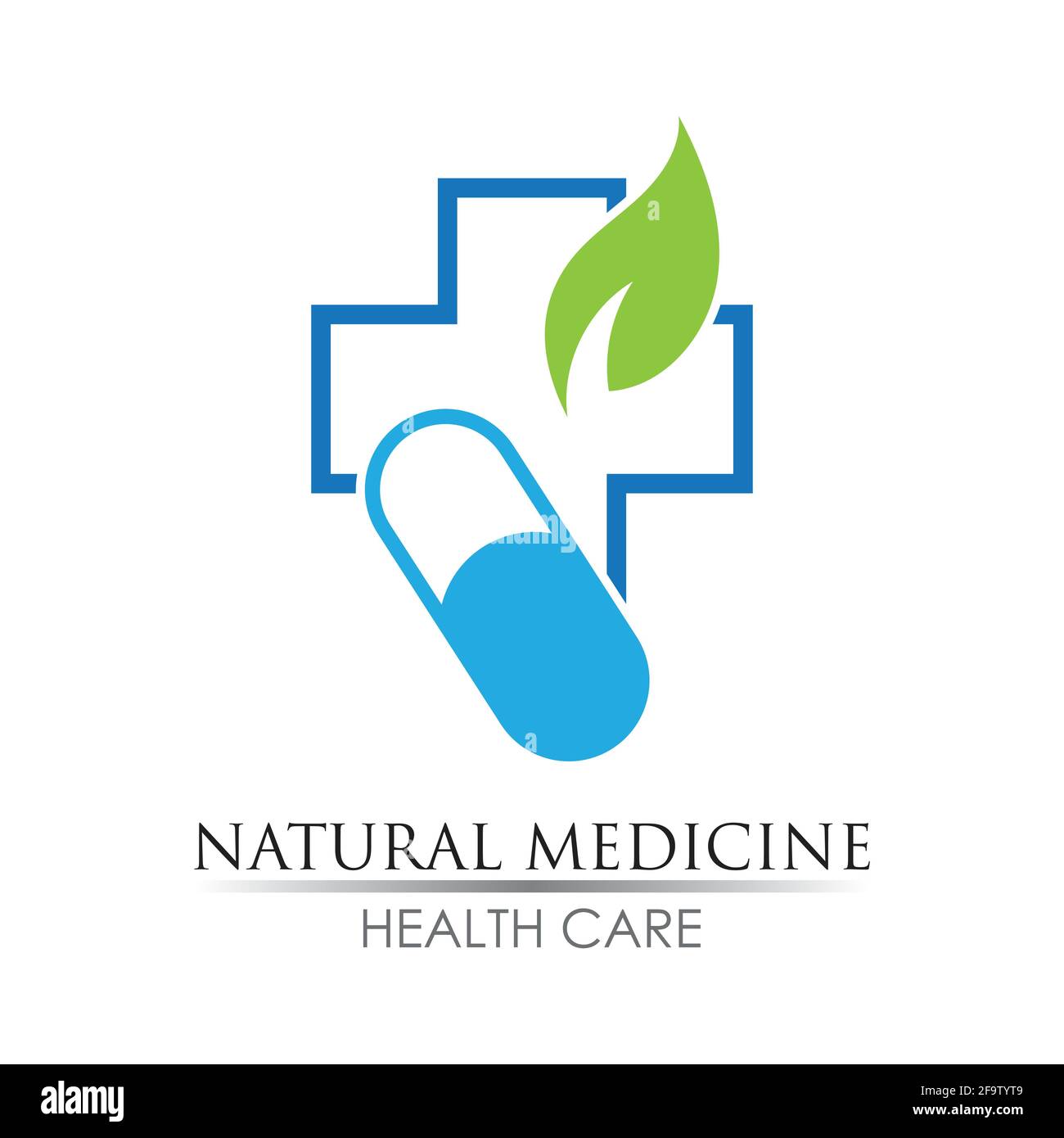 Natural medicine logo images illustration design Stock Vector Image ...