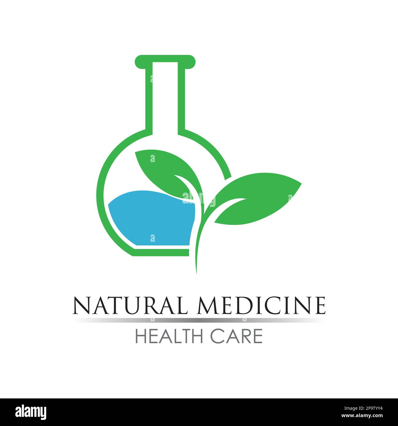 Natural medicine logo images illustration design Stock Vector Image ...