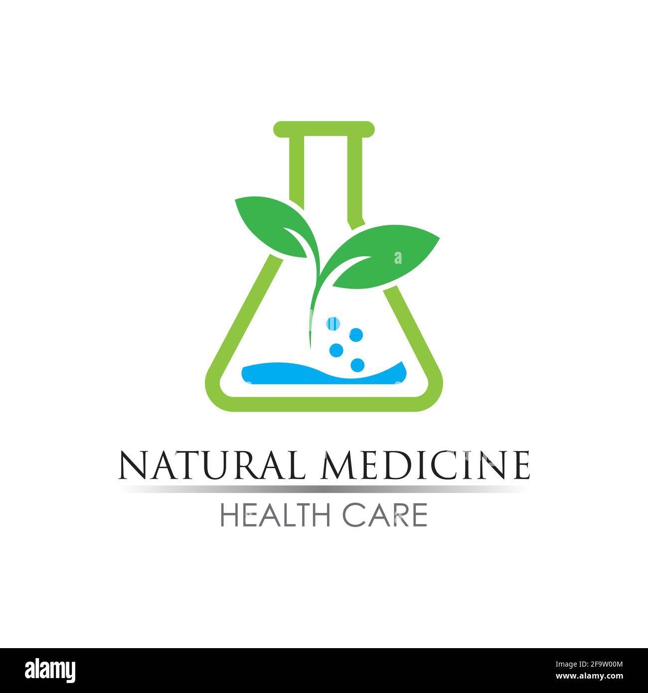 Natural medicine logo images illustration design Stock Vector Image ...