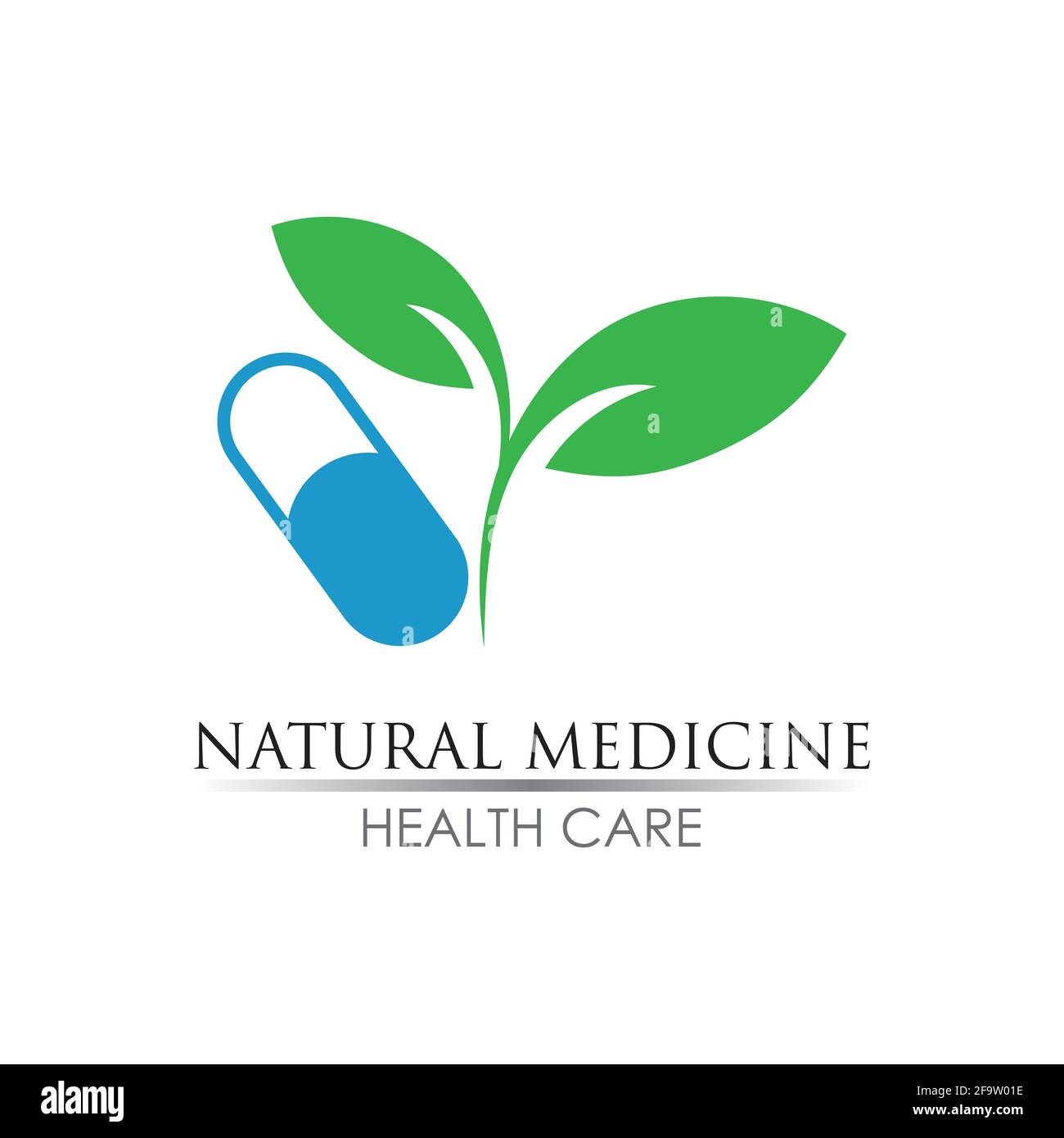 Natural medicine logo images illustration design Stock Vector Image ...