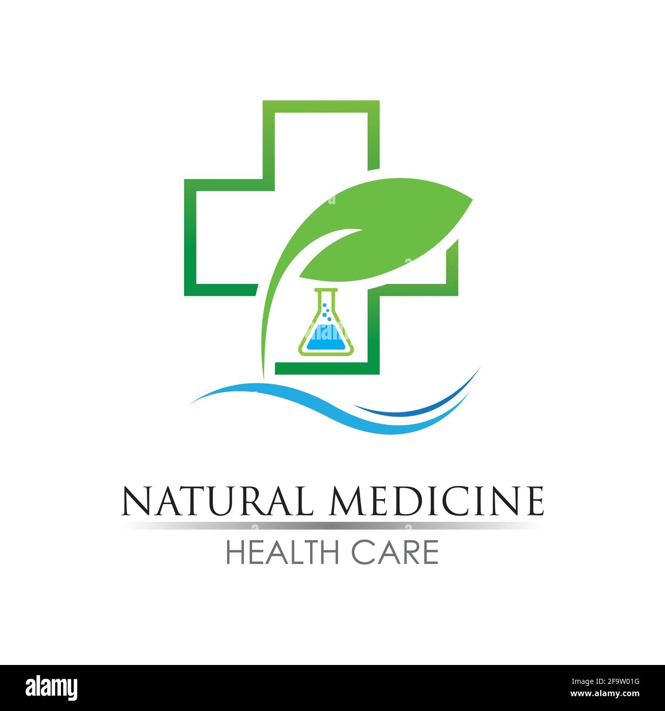 Natural medicine logo images illustration design Stock Vector Image ...