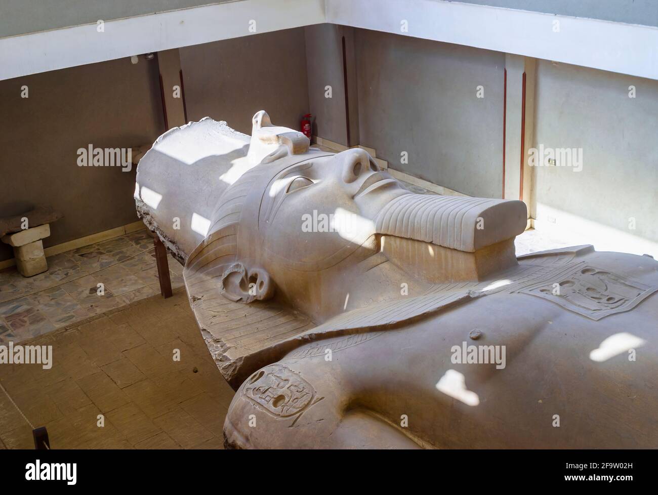 Middle Kingdom colossus statue of Rameses II at Memphis, the ancient ...