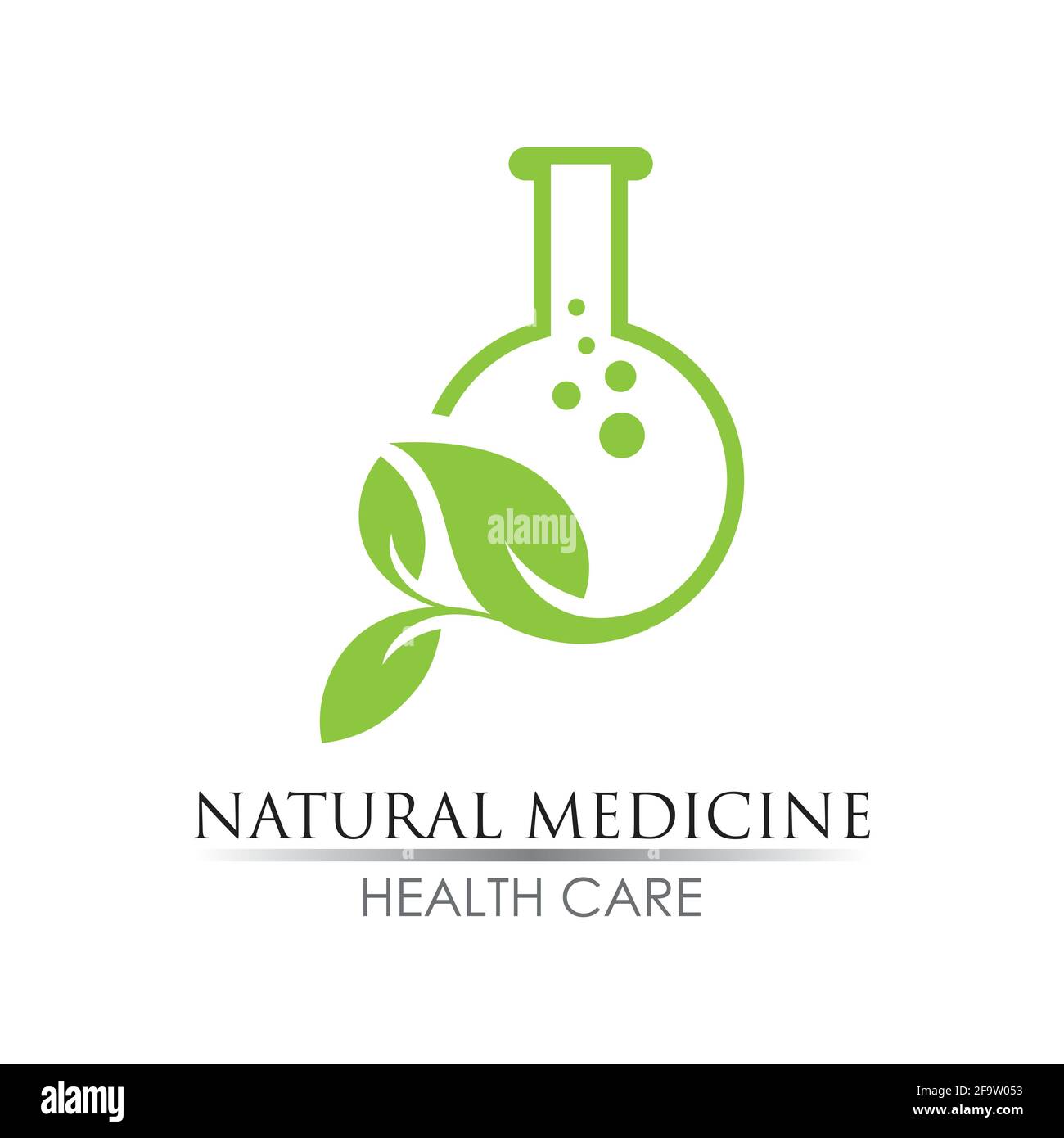 Natural medicine logo images illustration design Stock Vector Image ...