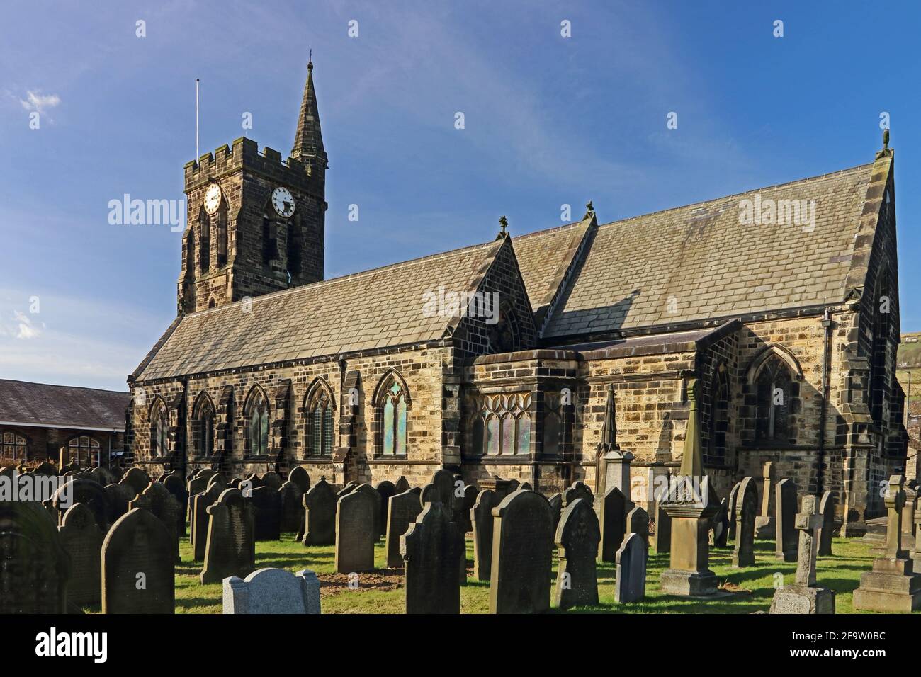 St Michael's Church, Mytholmroyd Stock Photo - Alamy