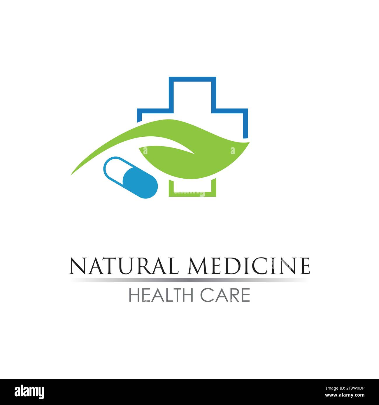 Natural medicine logo images illustration design Stock Vector Image ...