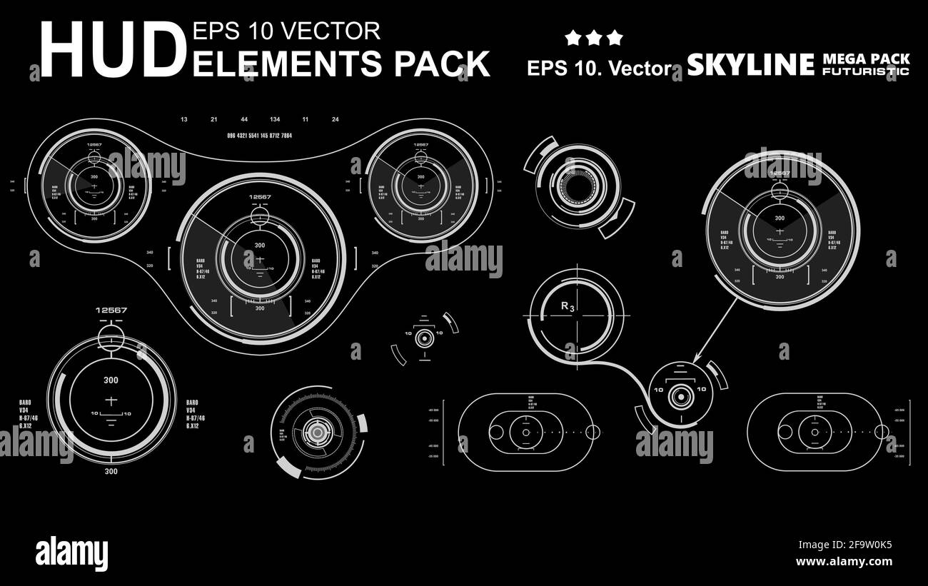 Digital user interface vector dashboard Black and White Stock Photos & Images - Alamy