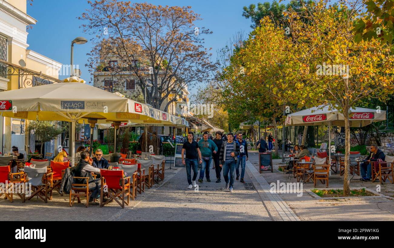 Athens boulevard hi-res stock photography and images - Alamy