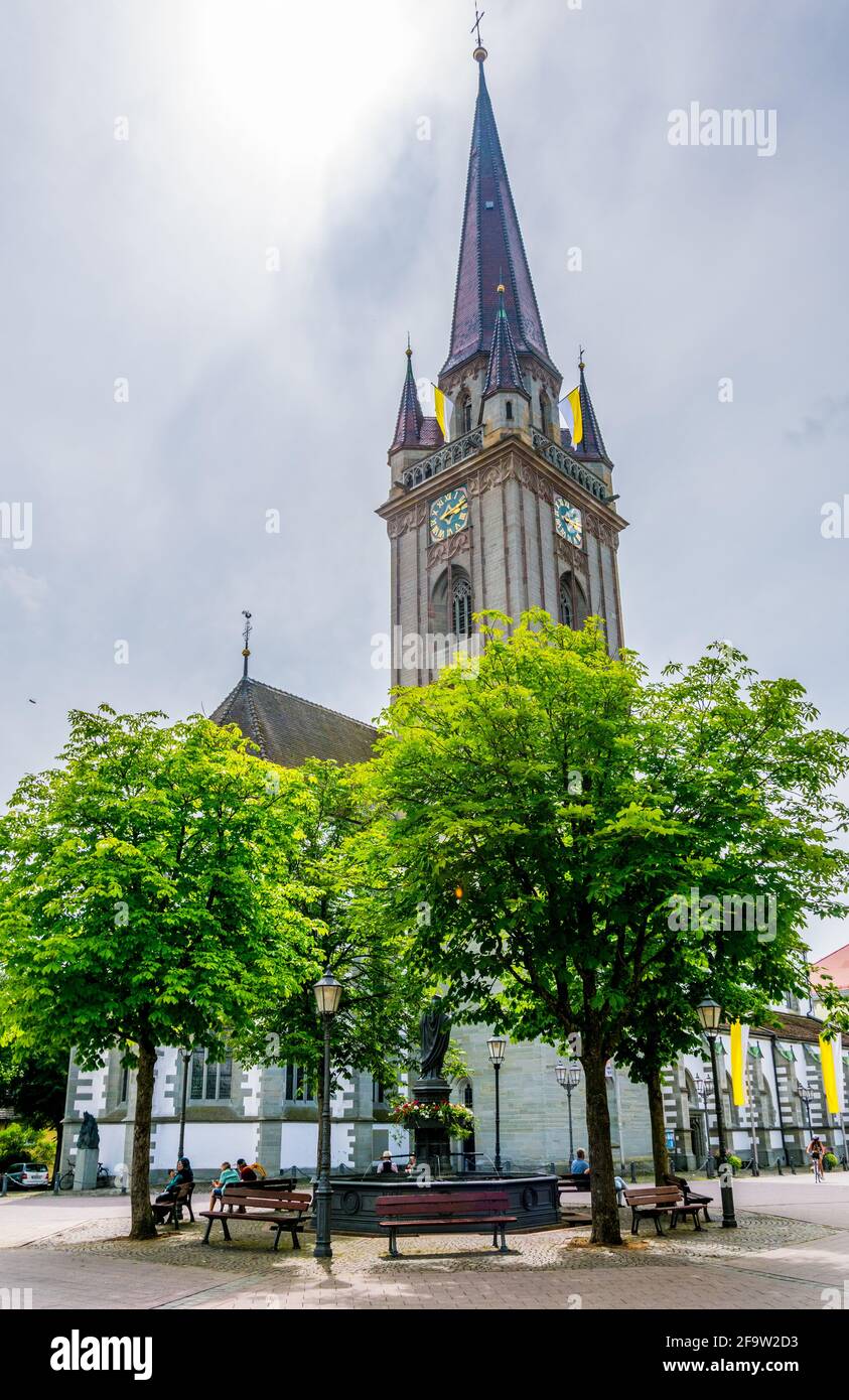 RADOLFZELL, GERMANY, JULY 23, 2016: View of the church of our beloved ...