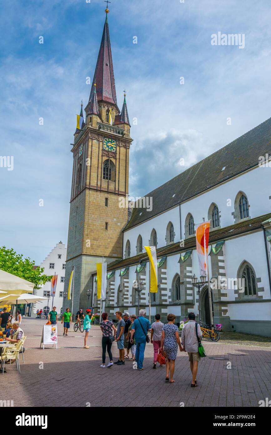 RADOLFZELL, GERMANY, JULY 23, 2016: View of the church of our beloved ...