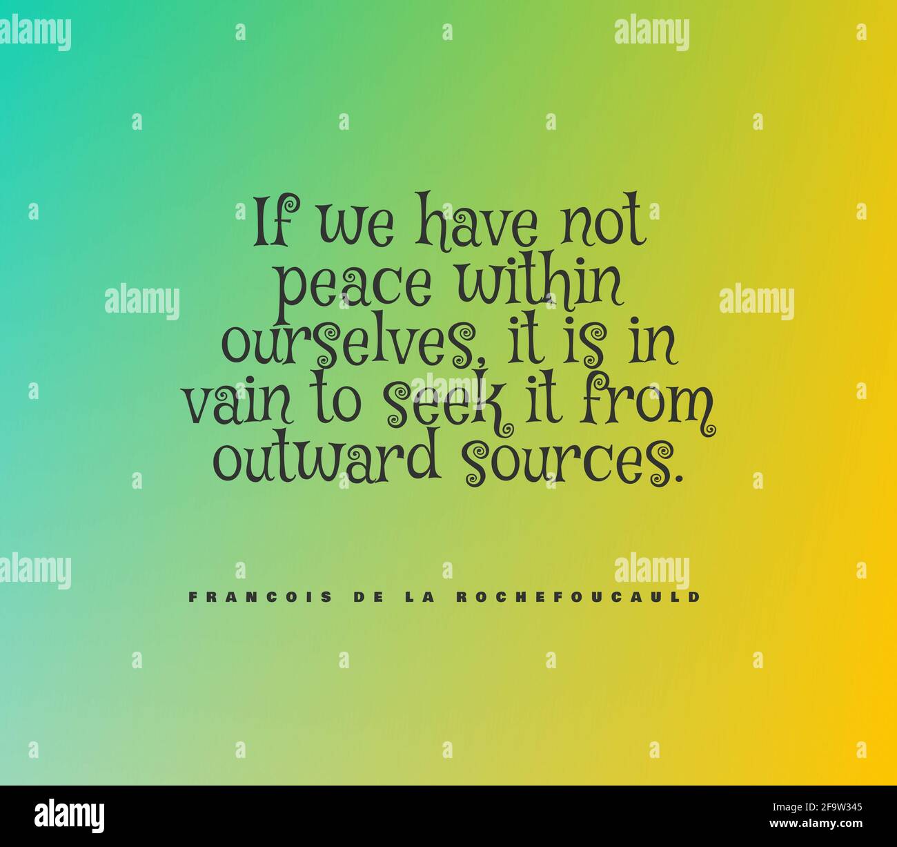 Quote about peace hi-res stock photography and images - Alamy