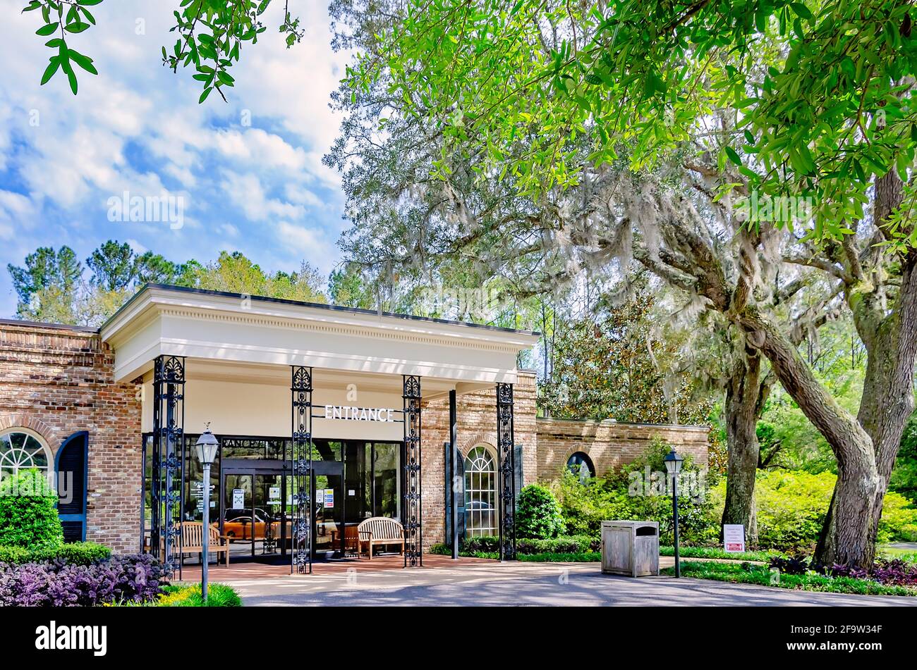 The entrance to Bellingrath Gardens is pictured, April 19, 2021, in ...