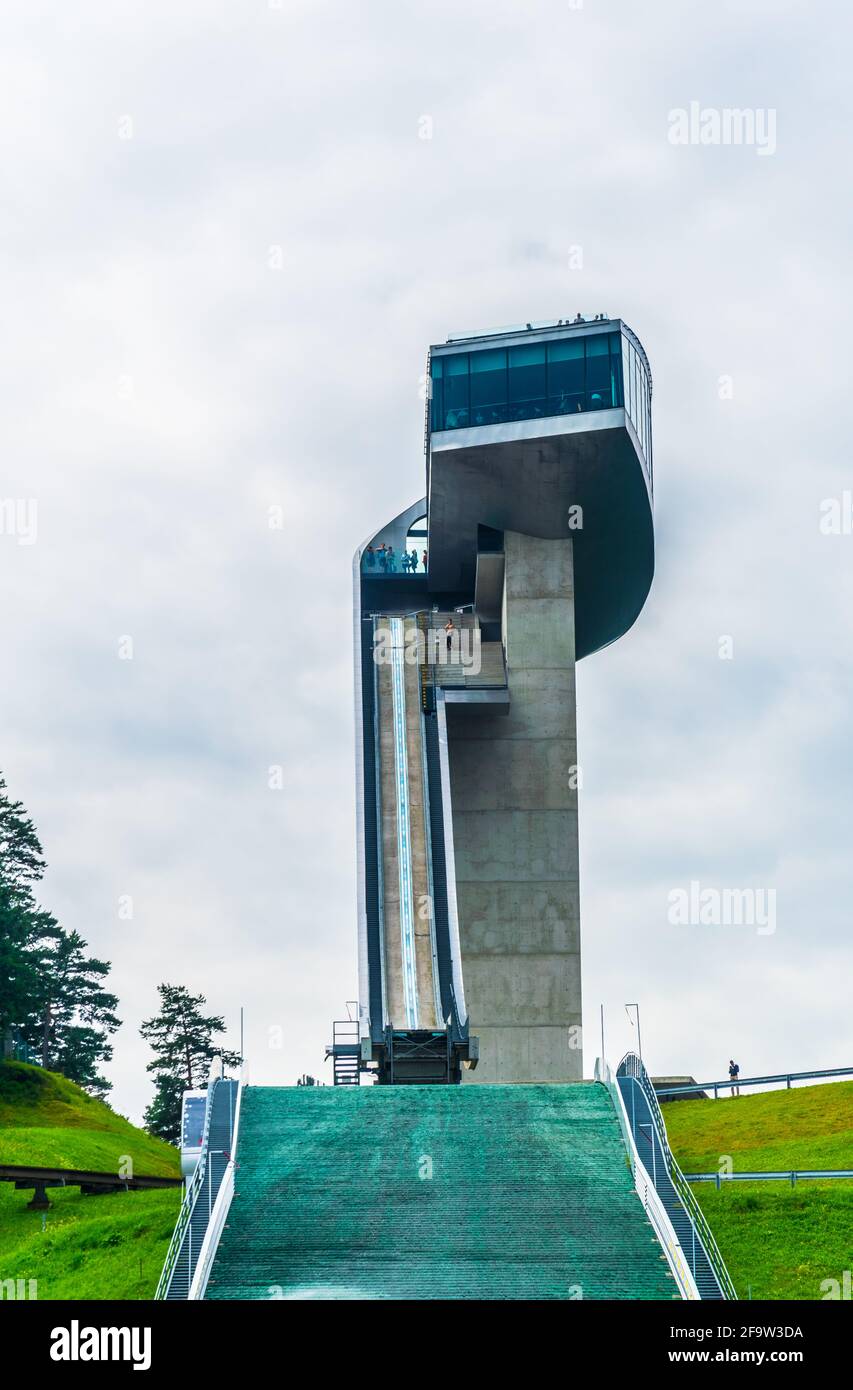 Innsbruck ski jump zaha hadid hi-res stock photography and images - Alamy