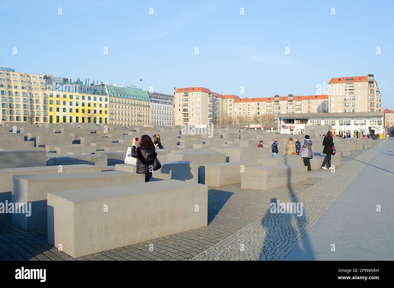 BERLIN, GERMANY, MARCH 12, 2015: people are walking through the ...