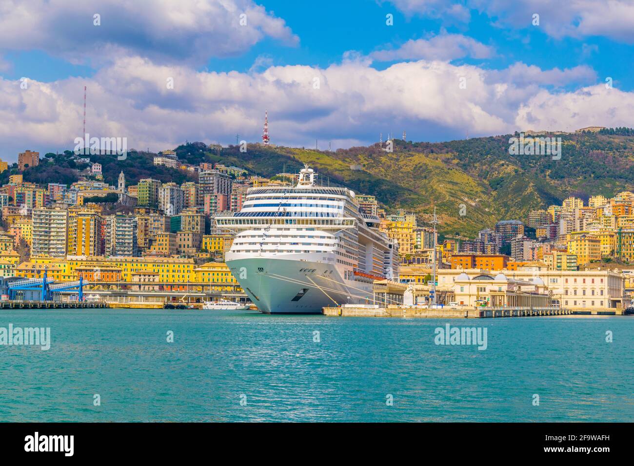 Msc cruise terminal in genoa hi-res stock photography and images - Alamy