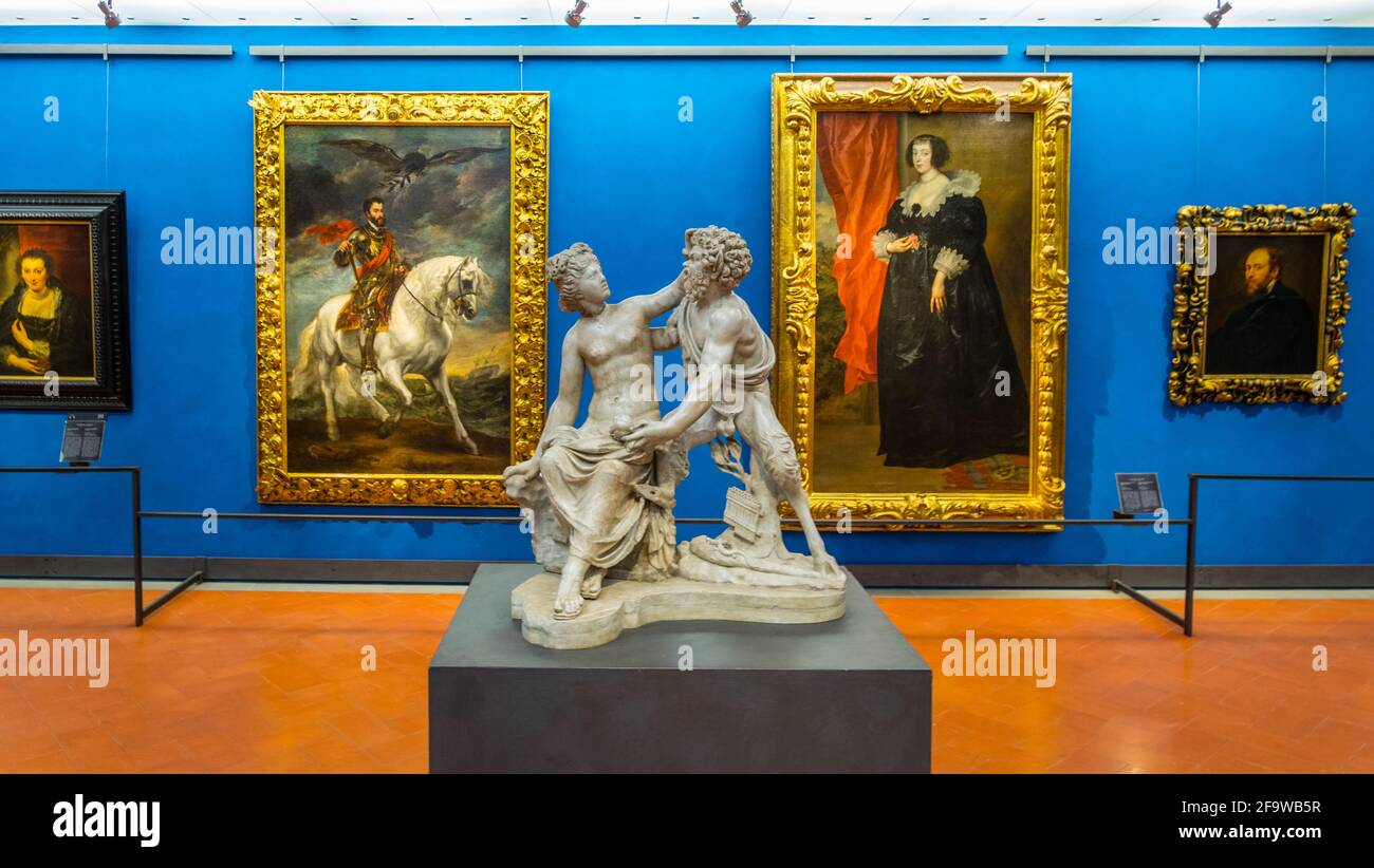 Uffizi gallery florence italy room hi-res stock photography and images ...
