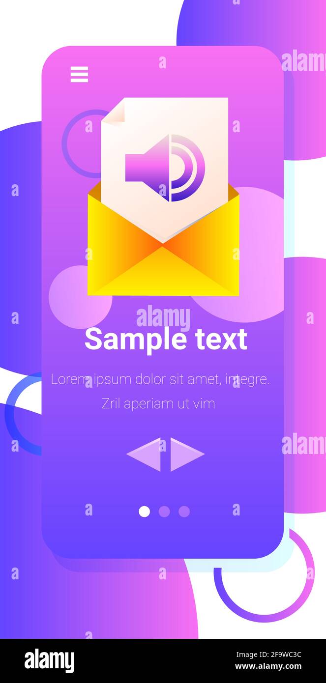 voice message audio letter in envelope instant messenger audio chat ...